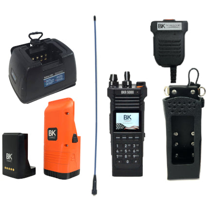 NEW BKR5000 NIFC Fire Radio Bundle, VHF, P25, Includes All Accessories ...